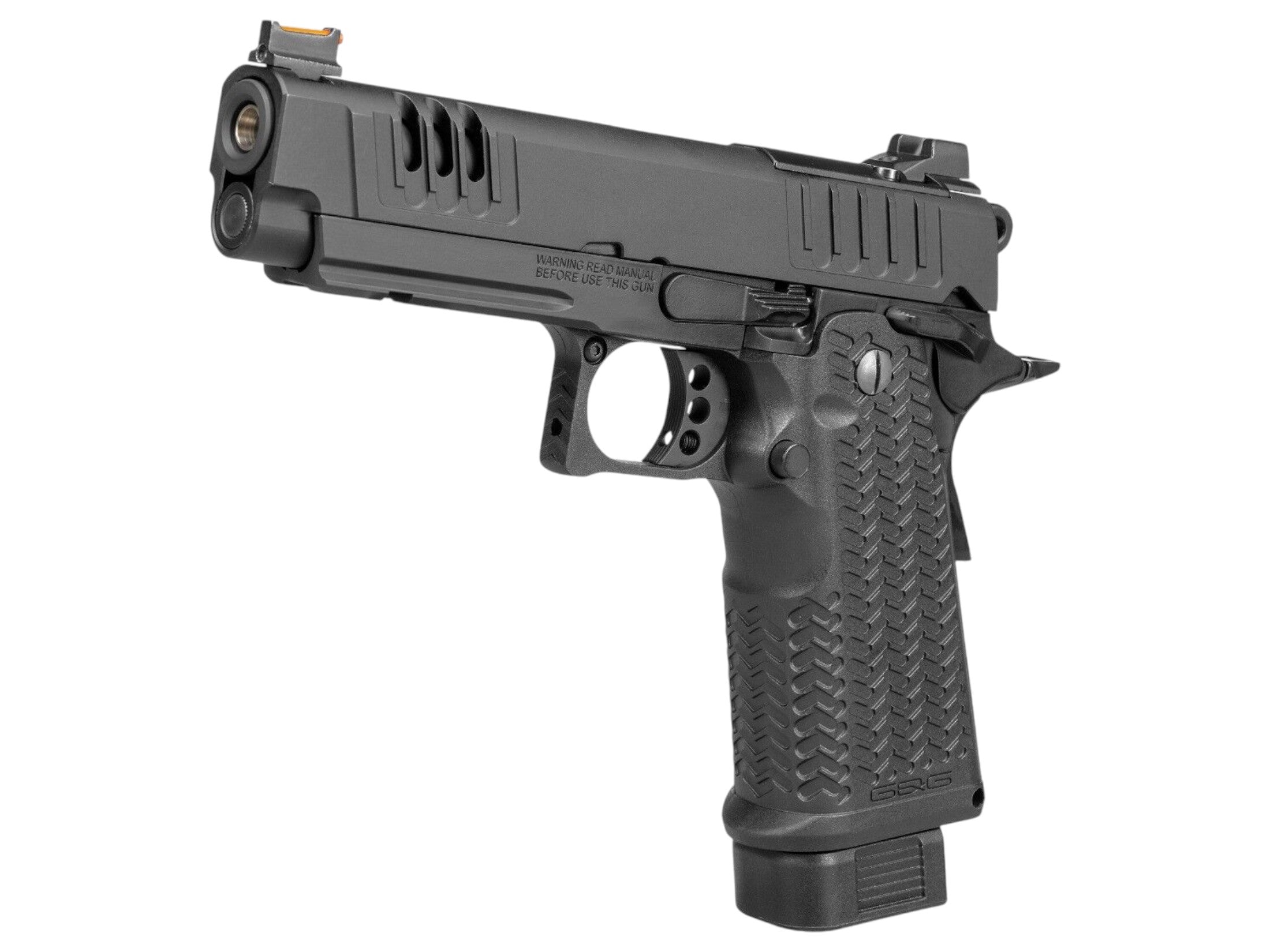G&G STP45 Pro Pistol - 8" Black – Fujin Airsoft